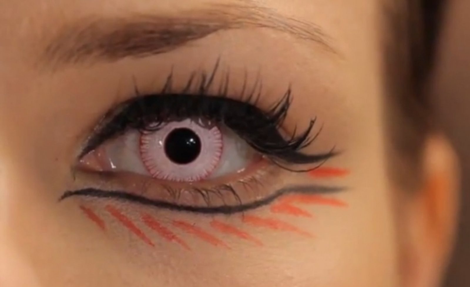 SAW WHITE Contact Lenses - Lucifer - Halloween & Crazy Contacts ...