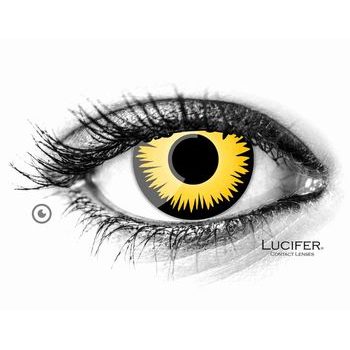 YELLOW WEREWOLF Contact Lenses - Lucifer - Halloween & Crazy Contacts ...