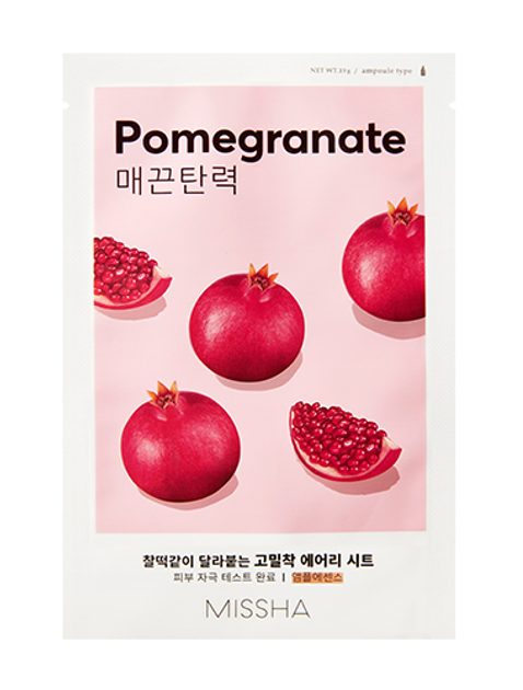 Missha Airy Fit Sheet Mask - Pomegranate - Missha - Skin Care ...