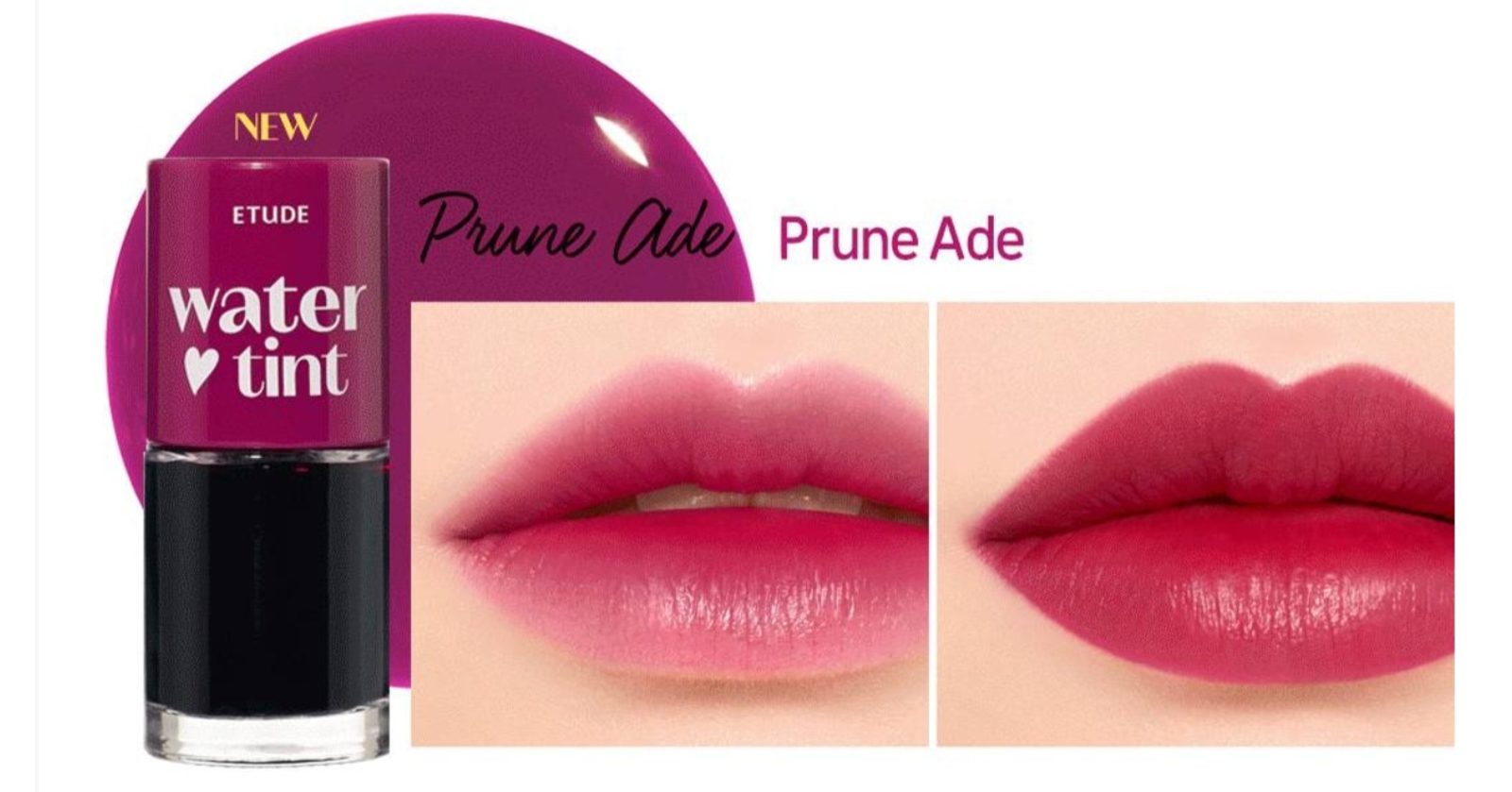 ETUDE Hydrating Lip Tint Dear Darling Water Tint Prune Ade #07 - Etude ...