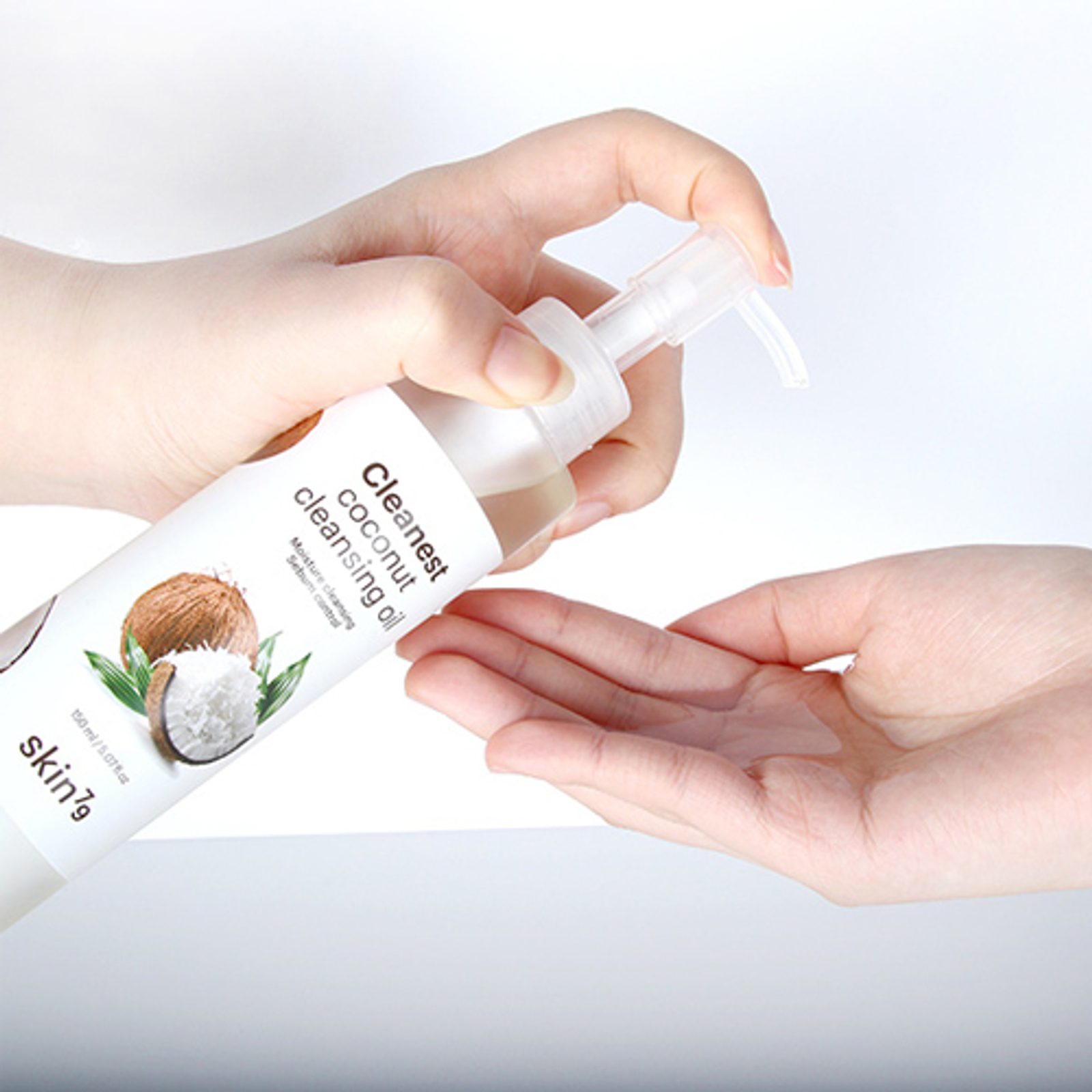 Cleansing with coconut oil store