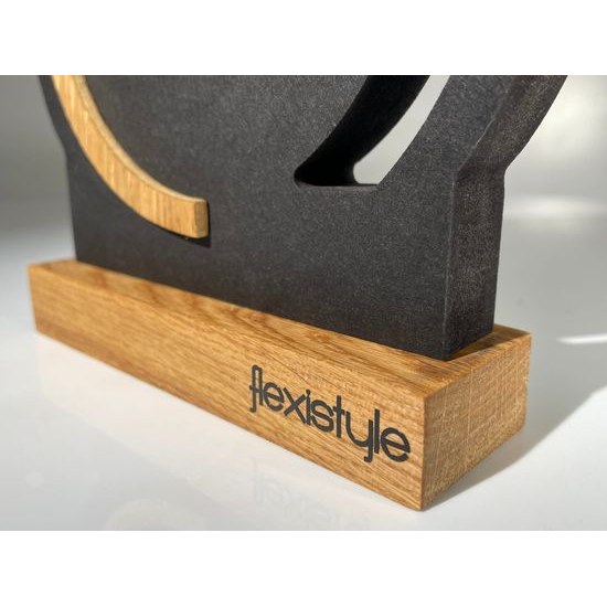 Flexistyle ZS - stolní dubové hodiny | Hodinářství.cz