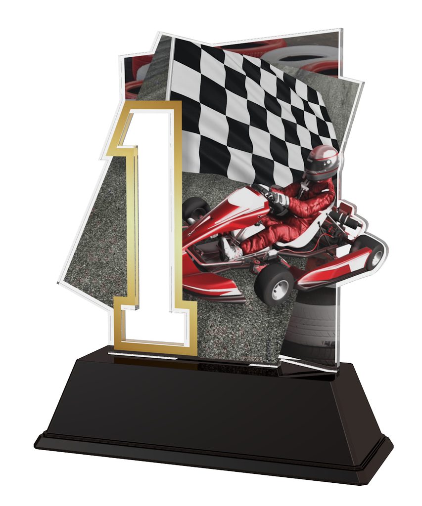 Race Car Number 1 Trophy | Trophy Monster ⭐ USA