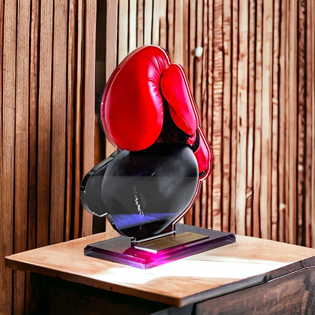Cannes Printed Acrylic Boxing Trophy | Trophy Monster ⭐ USA