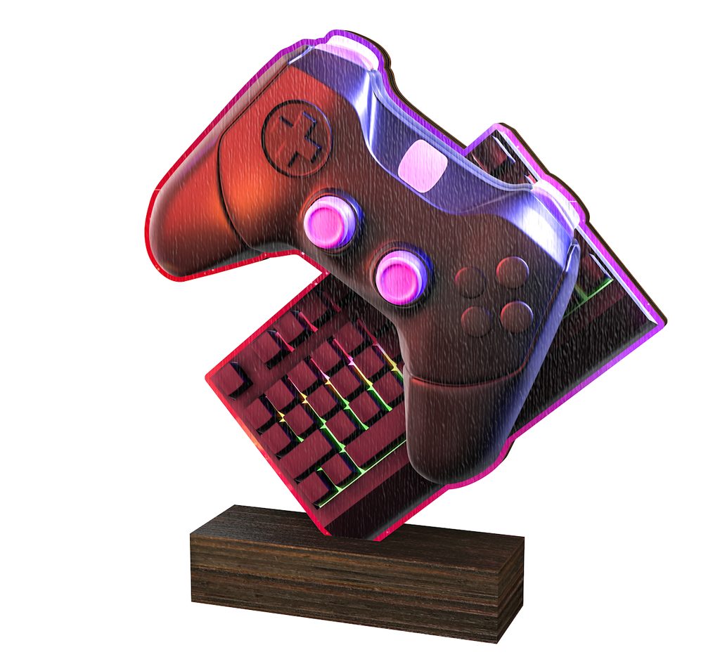 Sierra Gaming Real Wood Trophy | Trophy Monster ⭐ USA