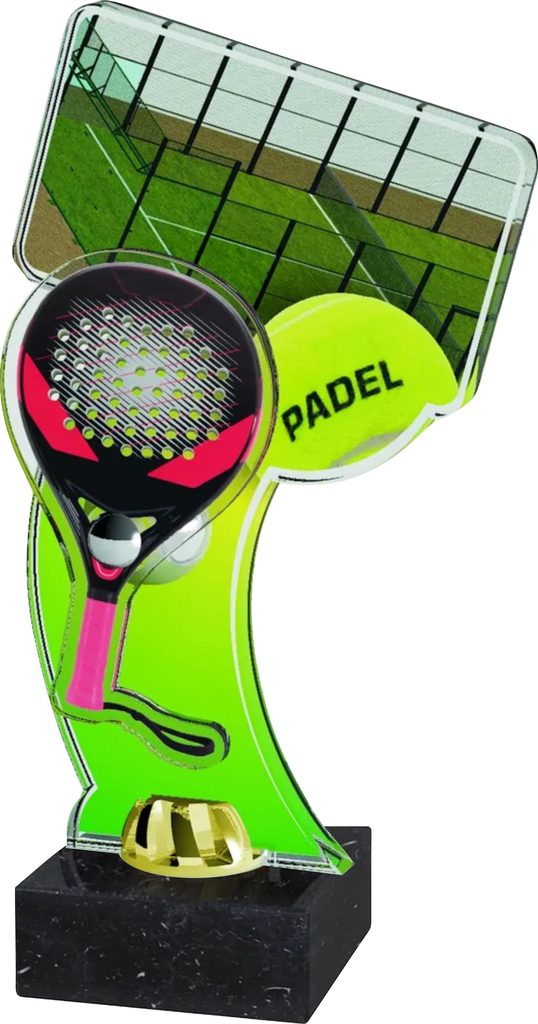 Vienna Padel Tennis Court Trophy | Trophy Monster ⭐ USA
