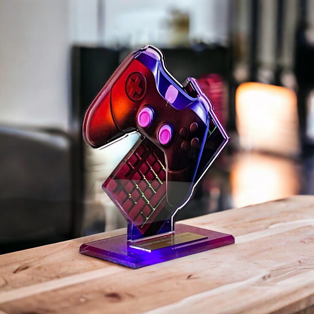 Cannes Printed Acrylic Gaming Trophy | Trophy Monster ⭐ USA