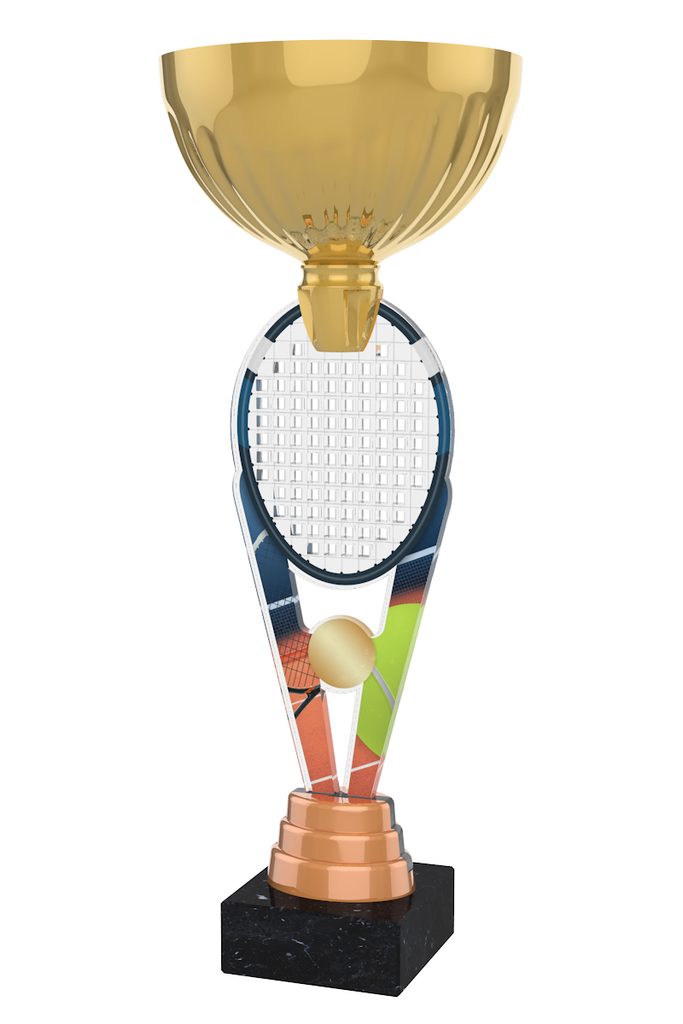 London Tennis Racket Gold Cup Trophy | Trophy Monster ⭐ USA