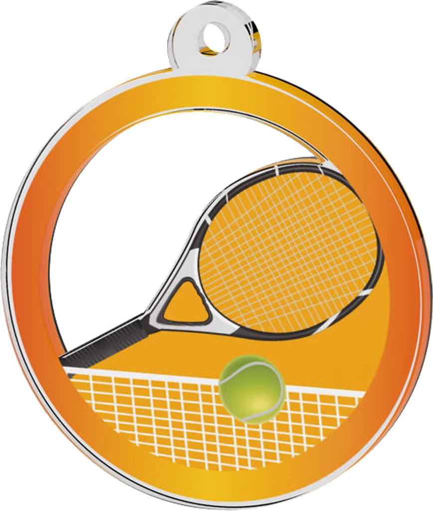 Tennis Racket Medal | Trophy Monster ⭐ USA