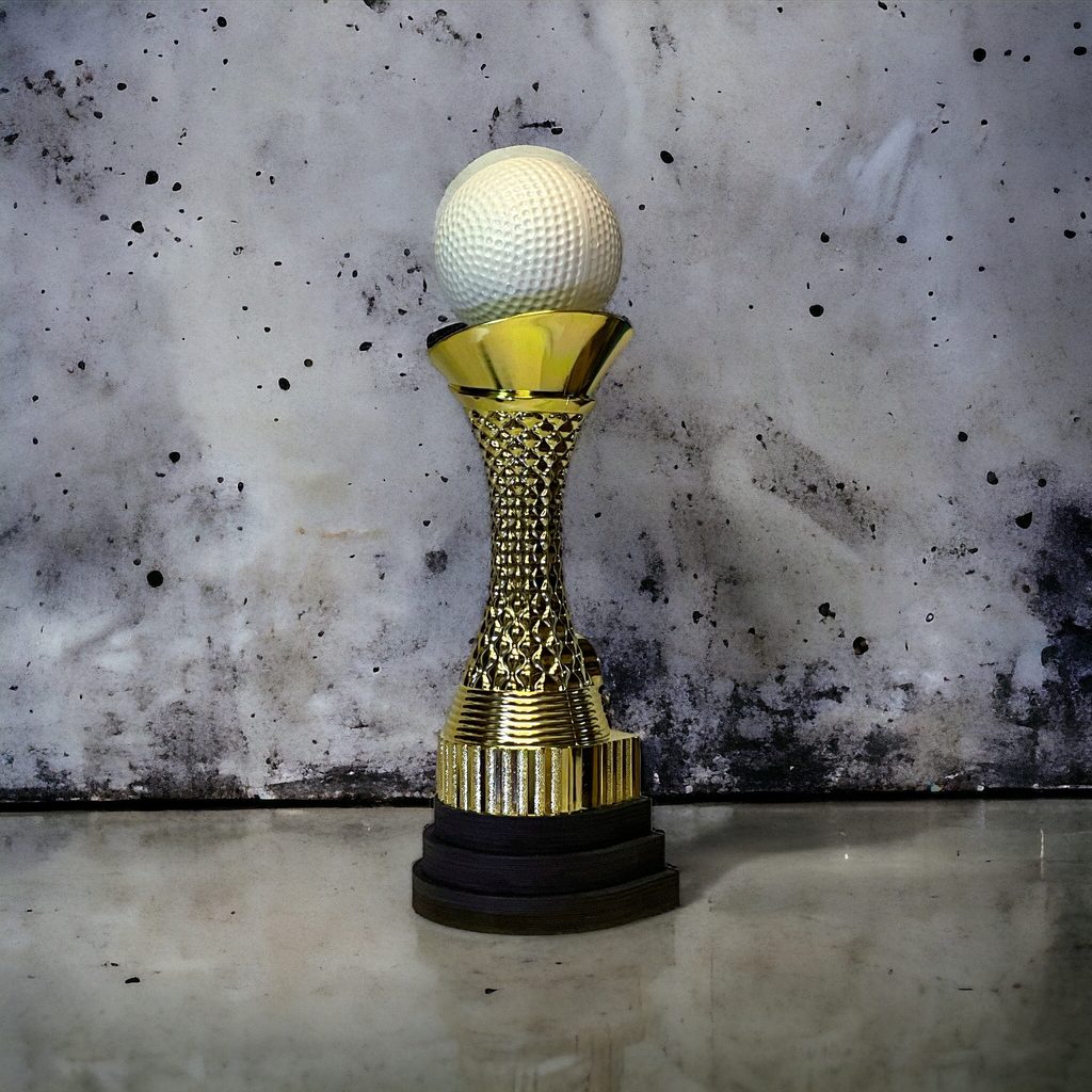 Triple Tier Golf Trophy | Trophy Monster ⭐ USA