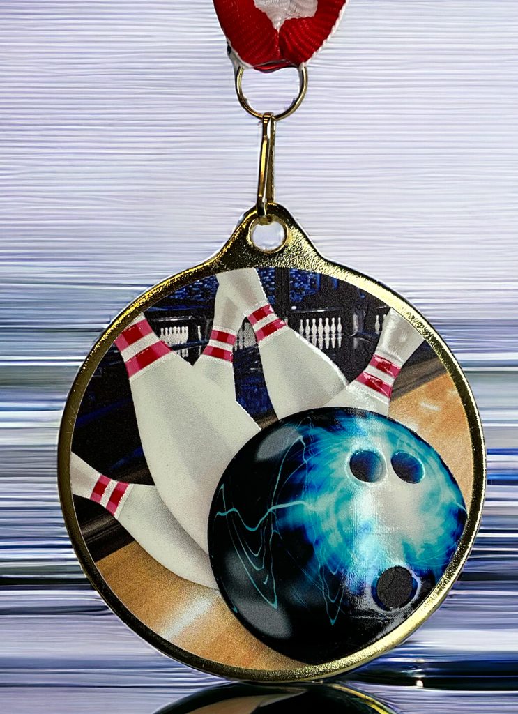 Barnet Bowling Color Texture 3D Print MaxMedal | Trophy Monster ⭐ USA