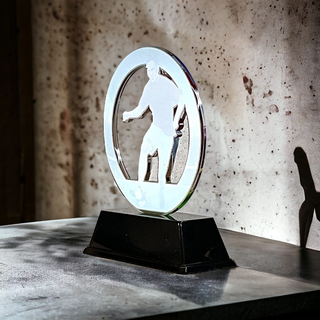 Prague Soccer Player Red Kit Trophy | Trophy Monster ⭐ USA