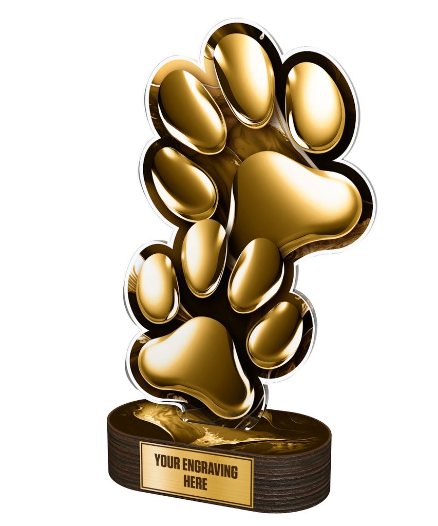 Altus Classic Dog Paw Trophy | Trophy Monster ⭐ USA