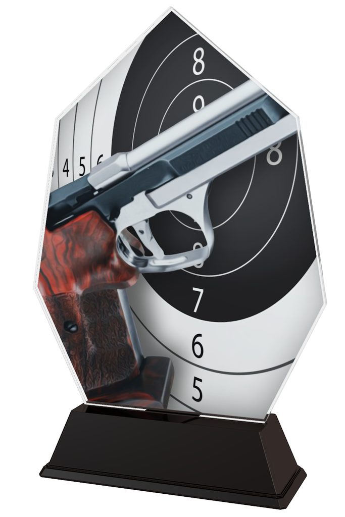 Roma Pistol Shooting Trophy | Trophy Monster ⭐ USA