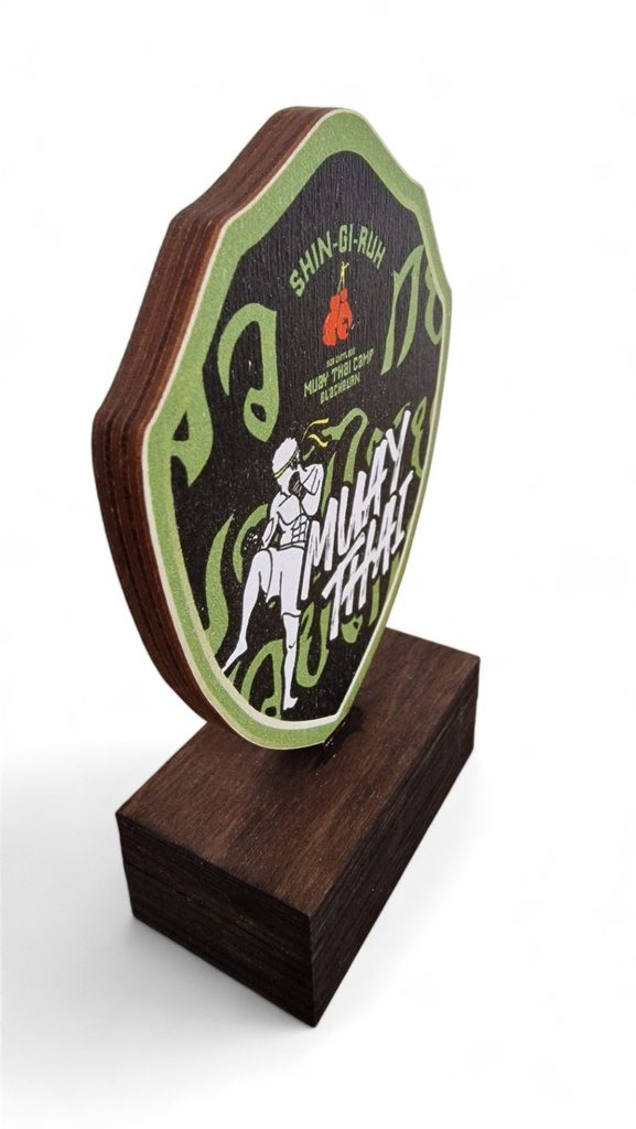 Hoplon Custom Made Real Wood Shield Trophy | Trophy Monster ⭐ USA