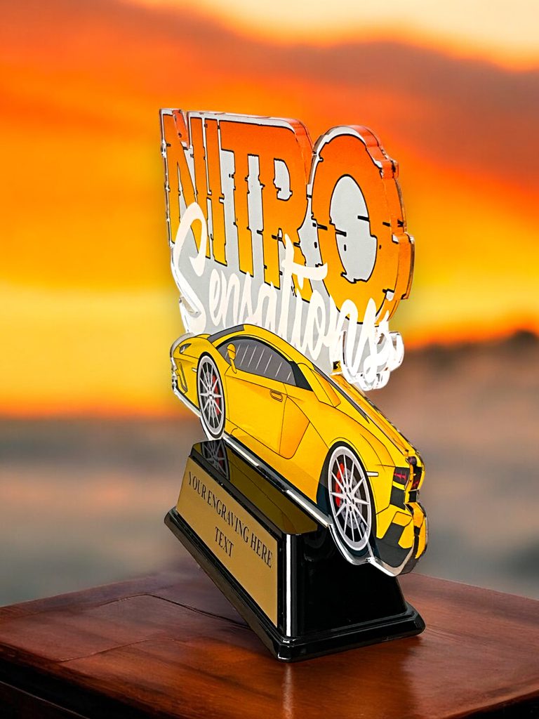 Edison Vehicle Custom Made Acrylic Award | Trophy Monster ⭐ USA