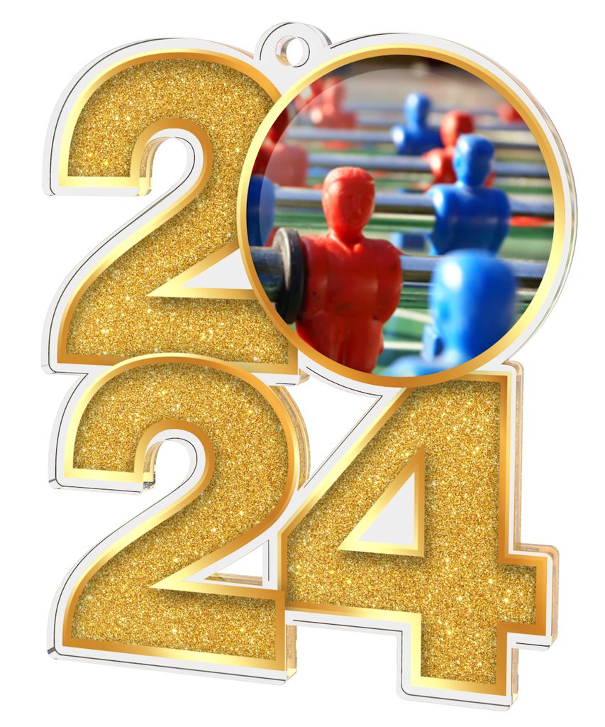 Table Football 2024 Acrylic Medal | Trophy Monster ⭐ USA