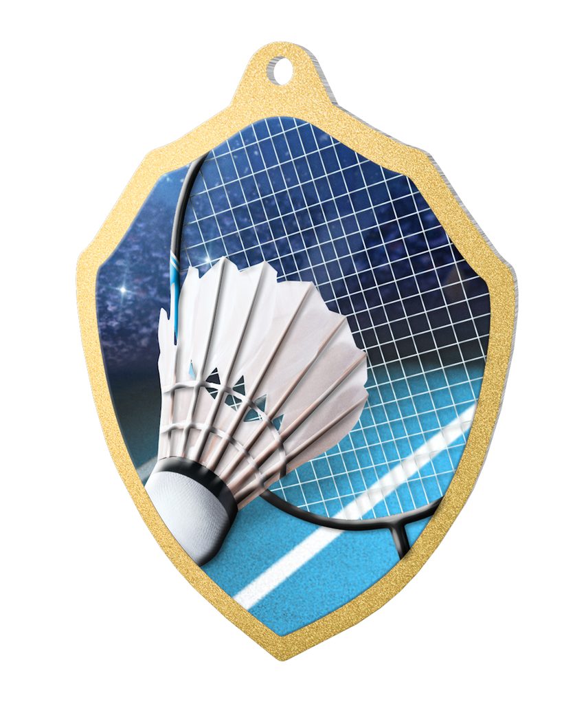 Molten Stainless Steel Badminton Medal | Trophy Monster ⭐ USA