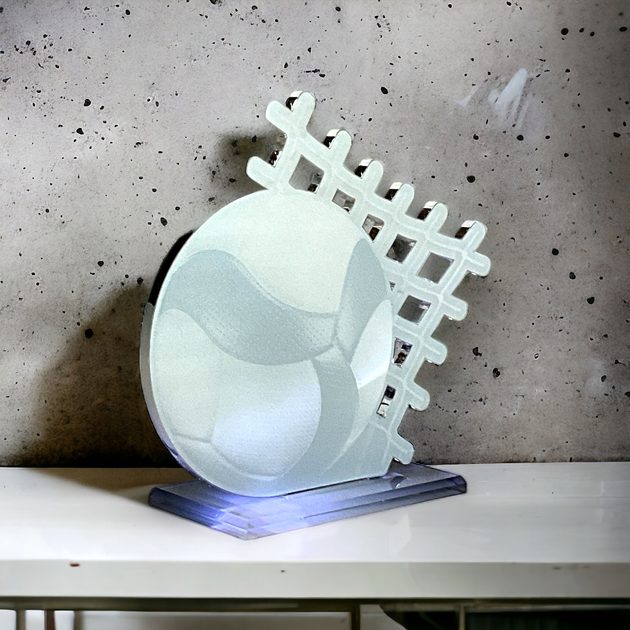Cannes Printed Acrylic Volleyball Trophy | Trophy Monster ⭐ USA