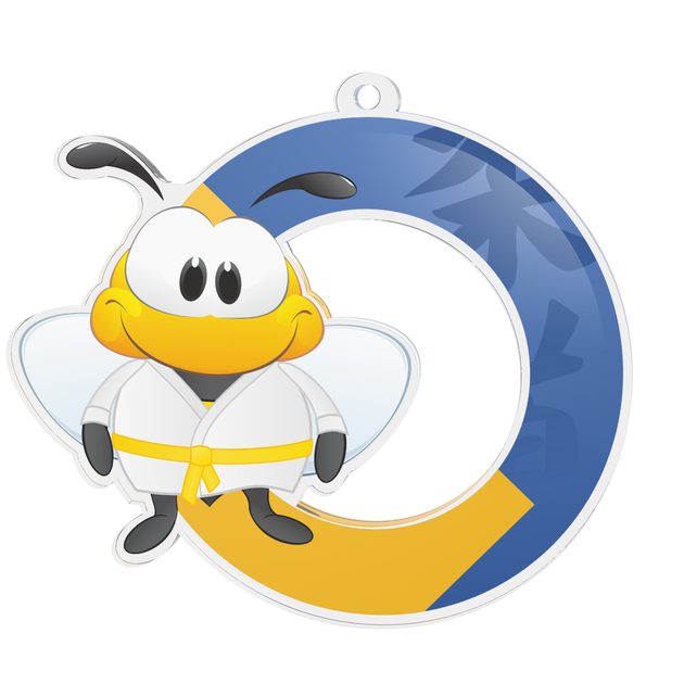 Bumble Bee Martial Arts Medal | Trophy Monster ⭐ USA