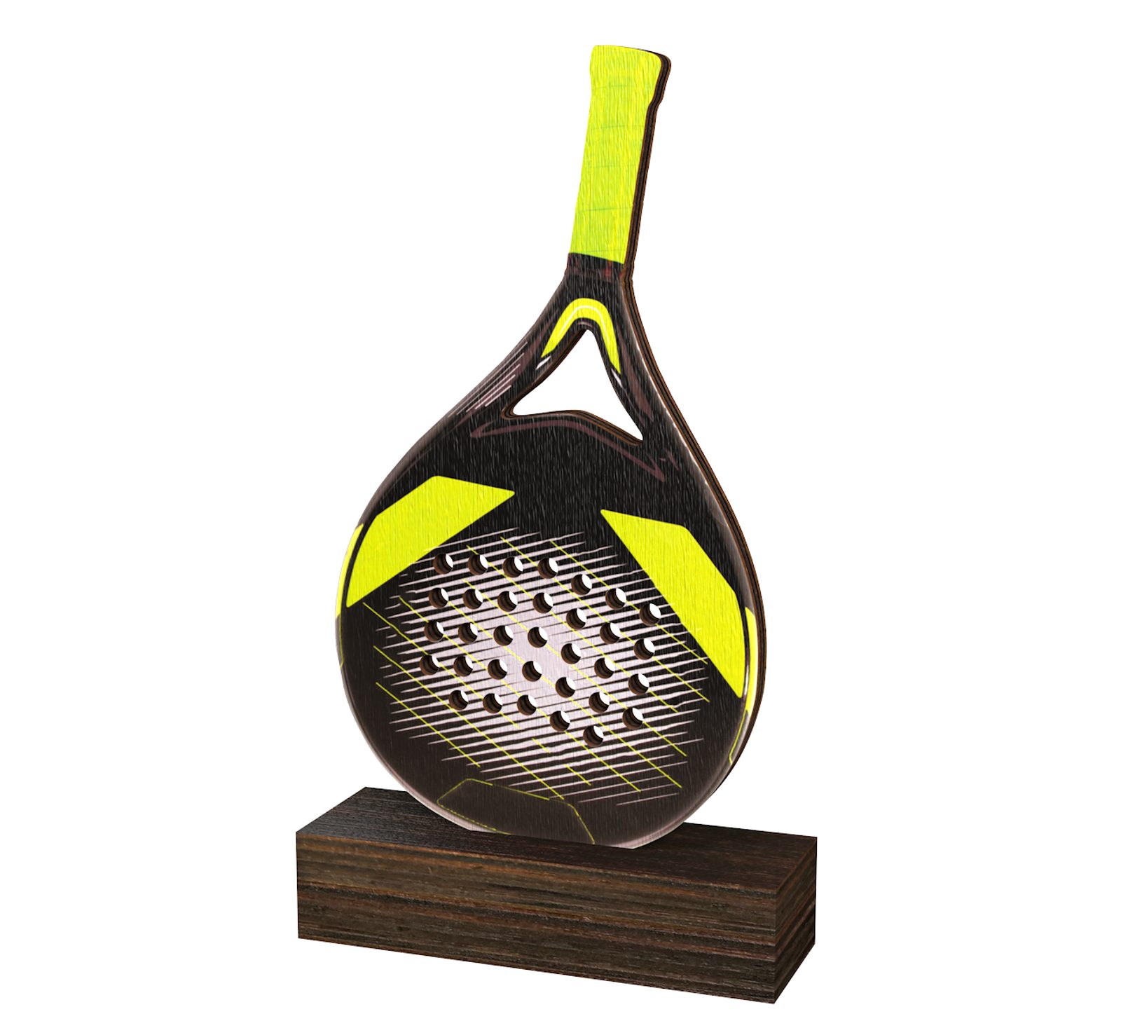Sierra Padel Tennis Real Wood Trophy | Trophy Monster ⭐ USA
