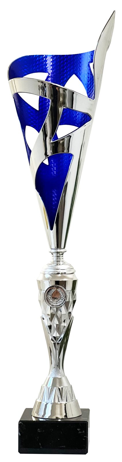 Austin Silver and Blue Value Laser Cup | Trophy Monster ⭐ USA