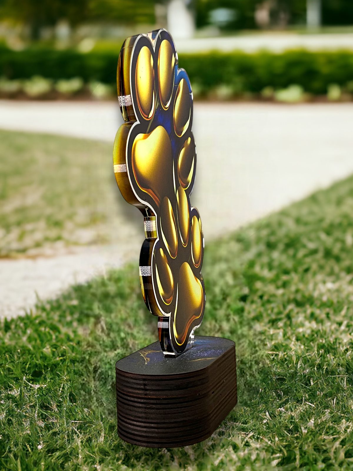 Altus Color Dog Paw Trophy | Trophy Monster ⭐ USA