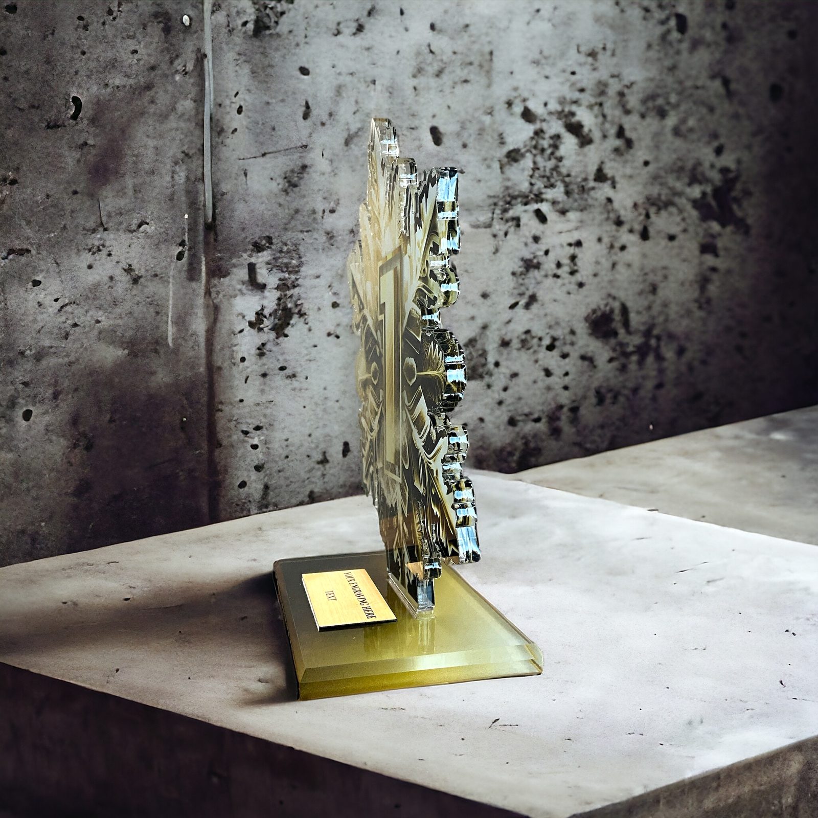 Cannes Printed Acrylic Snowflake 1 Trophy | Trophy Monster ⭐ USA