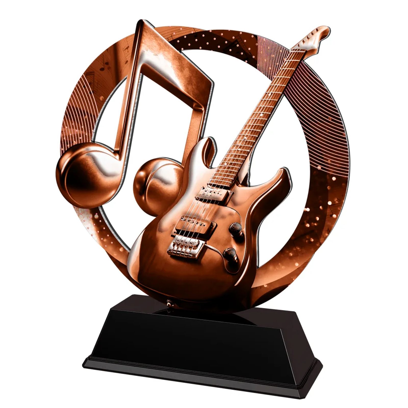 Onyx Stainless Steel Music Trophy | Trophy Monster ⭐ USA