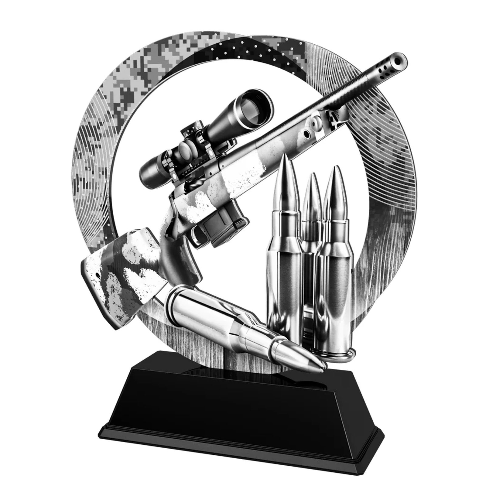 Onyx Stainless Steel Shooting Trophy | Trophy Monster ⭐ USA