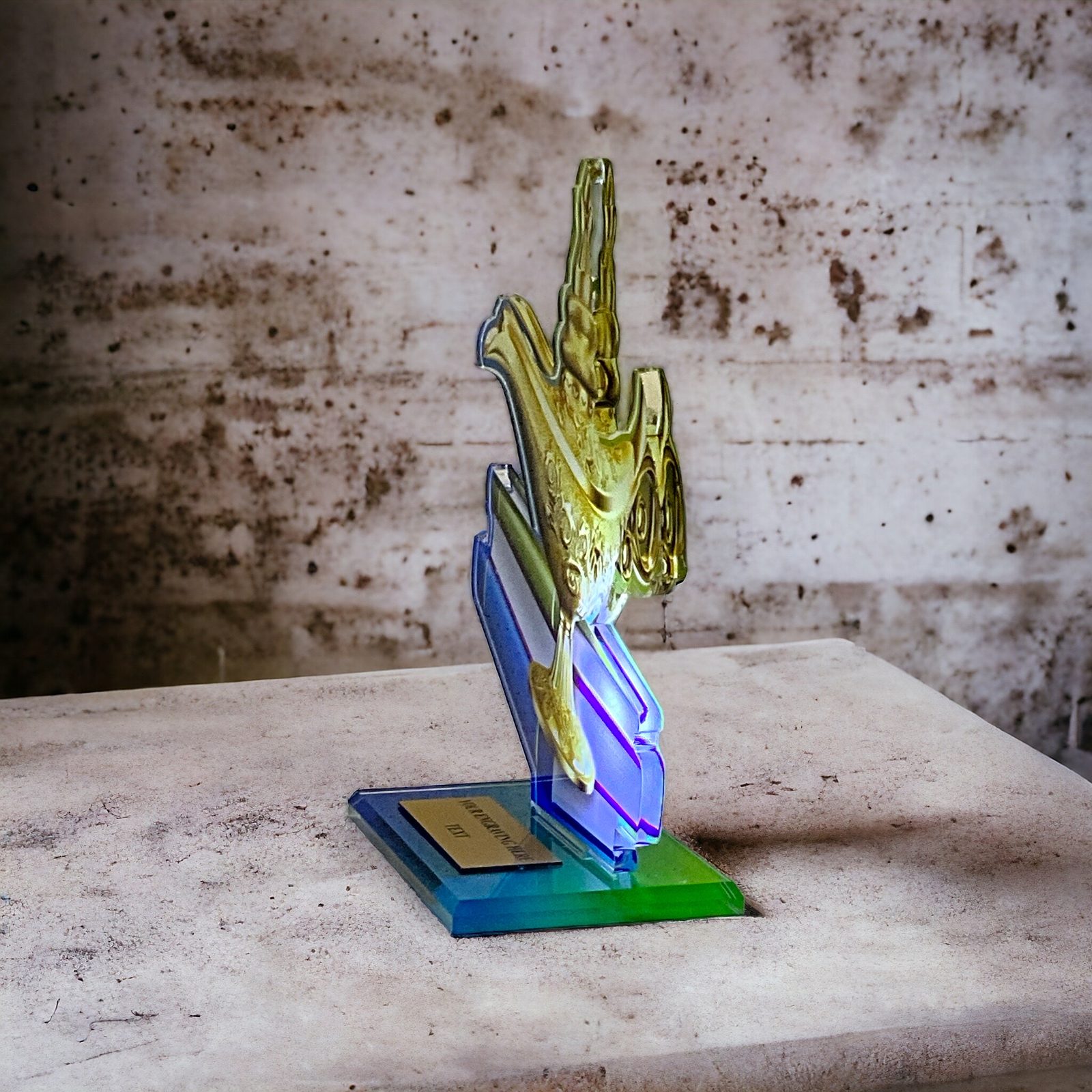 Cannes Printed Acrylic Knowledge Trophy | Trophy Monster ⭐ USA