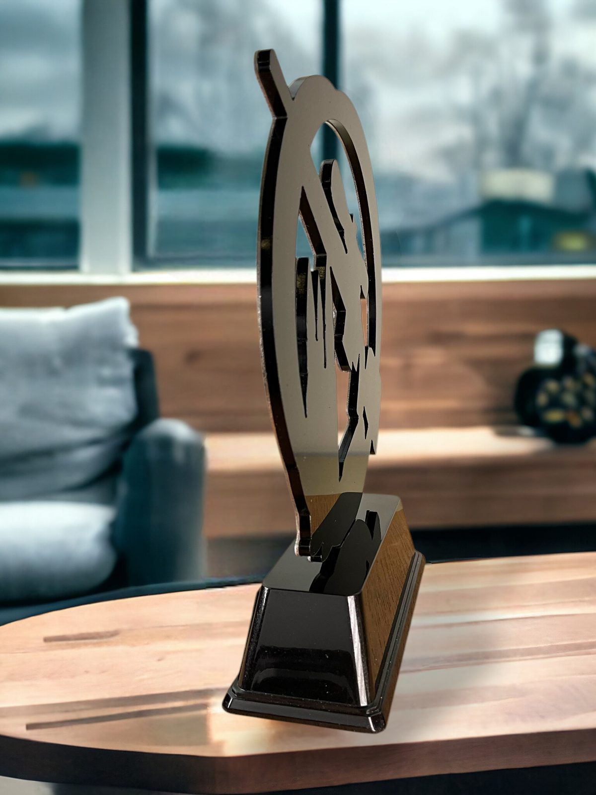 Onyx Stainless Steel Shooting Trophy | Trophy Monster ⭐ USA