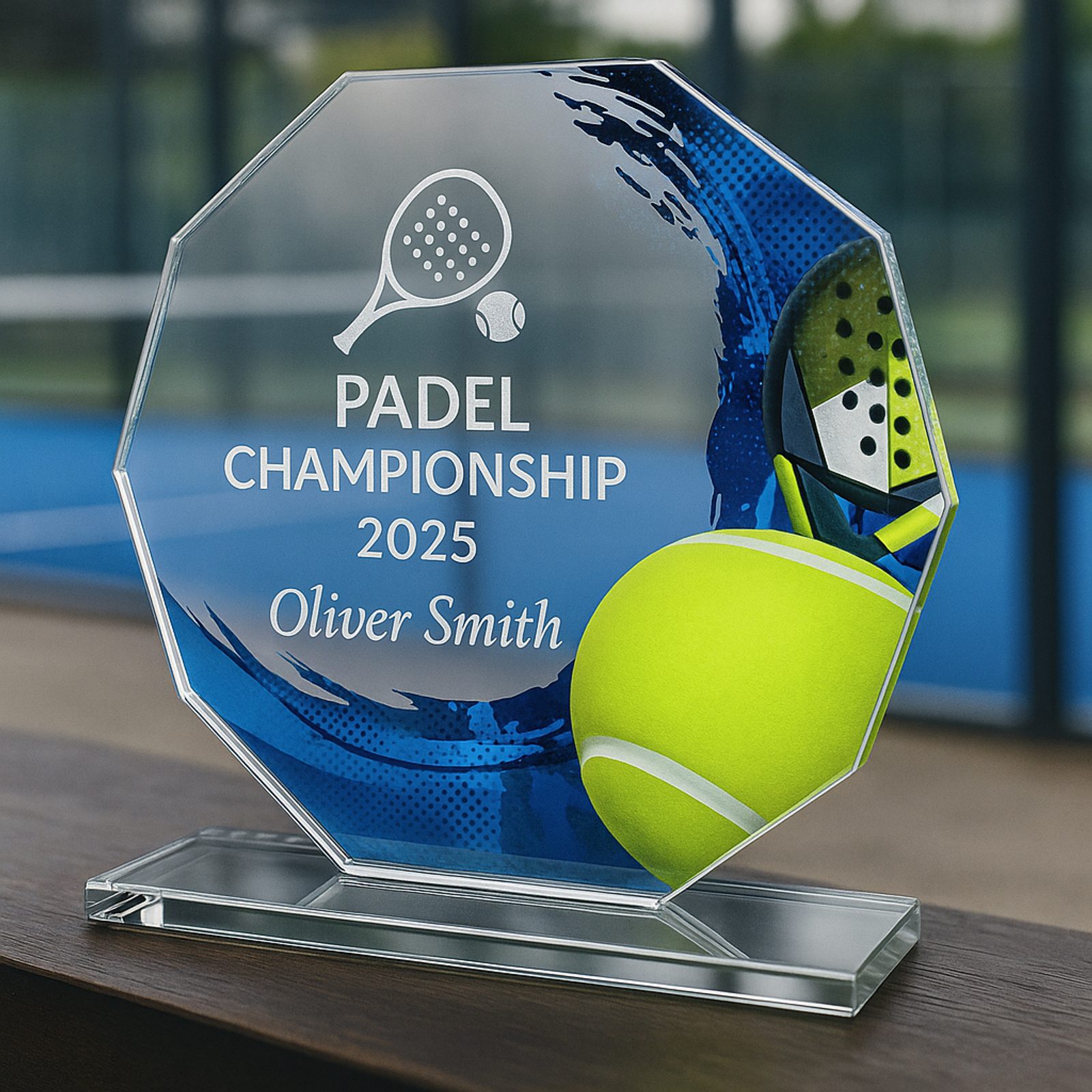 Hopper Padel Glass Award | Trophy Monster ⭐ USA