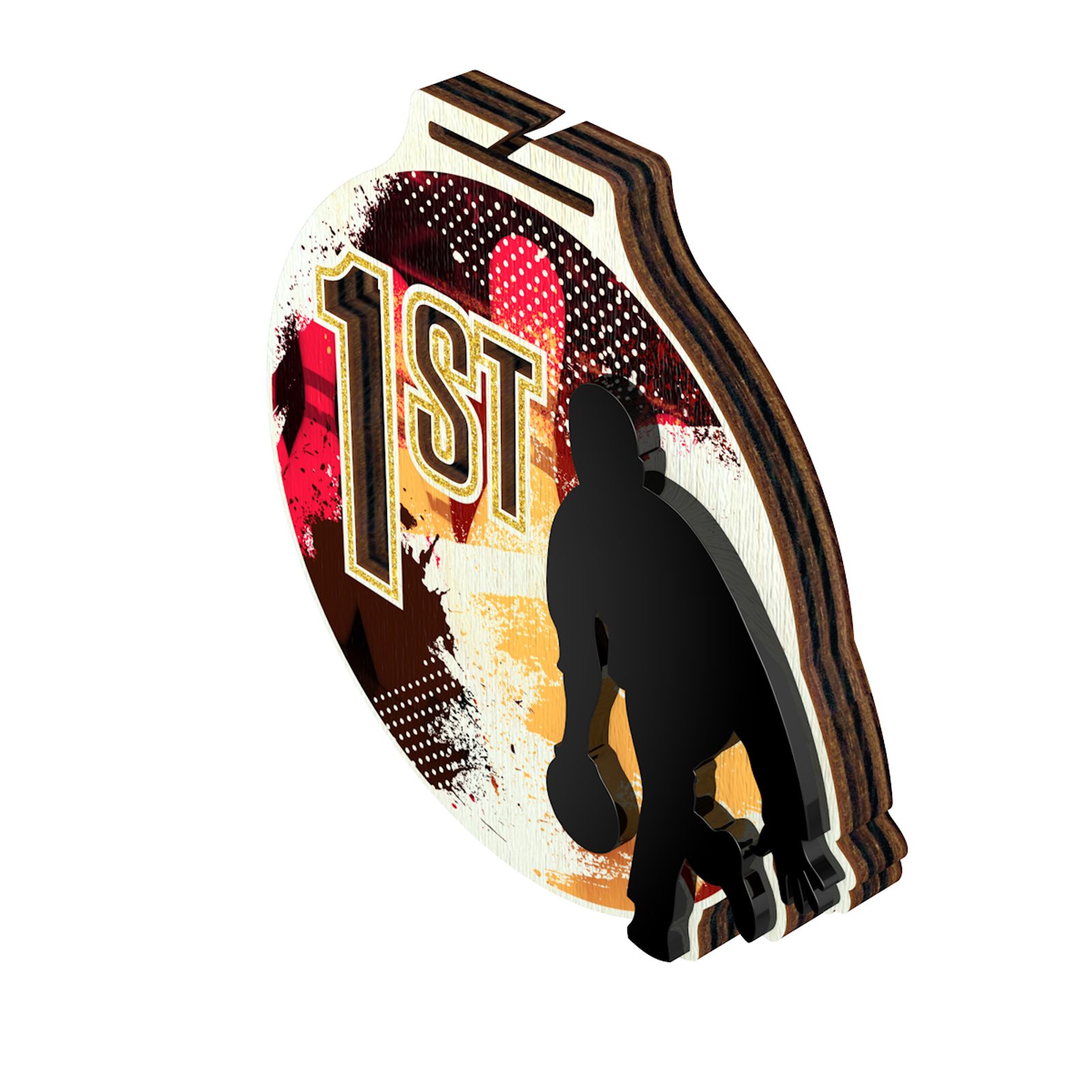 Highgrove Fusion Bowling 1st Place Gold Medal | Trophy Monster ⭐ USA