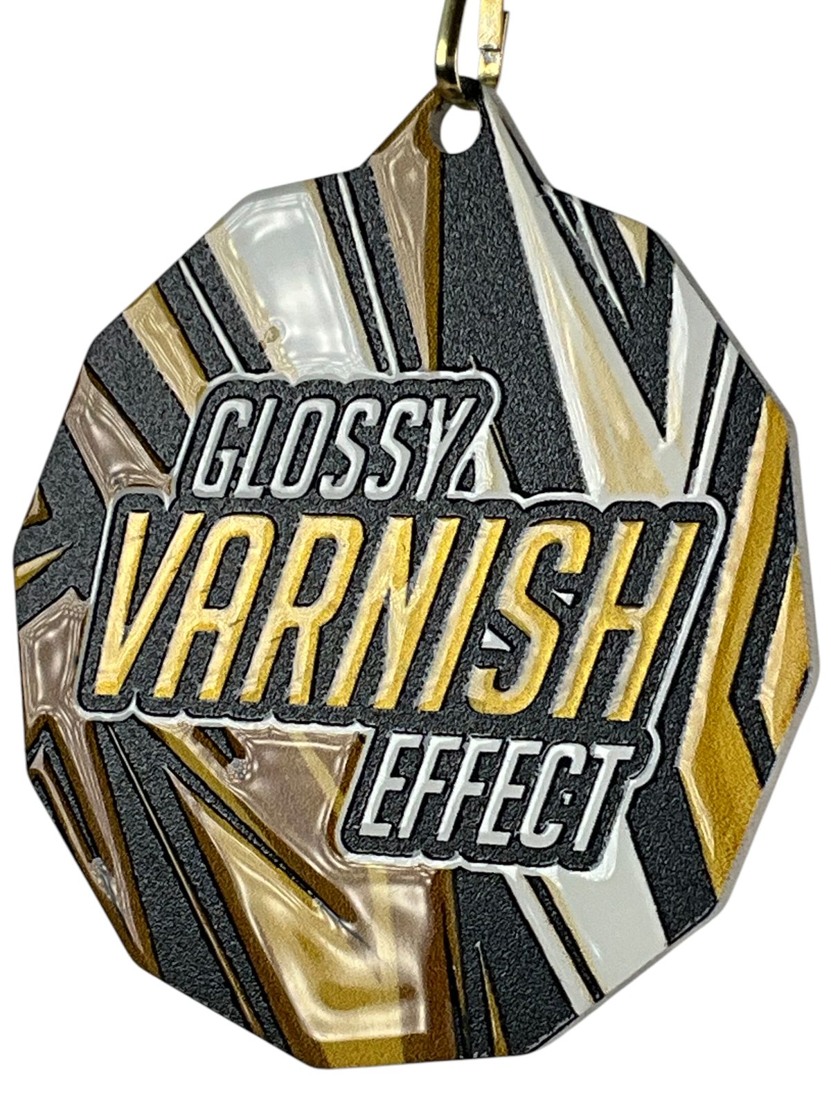 Polygon Stainless Electronic Darts Medal | Trophy Monster ⭐ USA