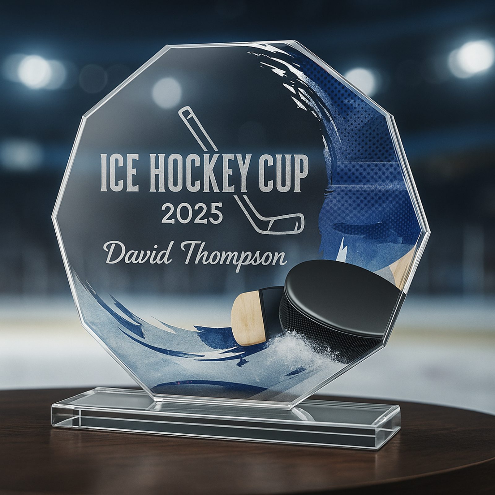 Hopper Ice Hockey Glass Award | Trophy Monster ⭐ USA