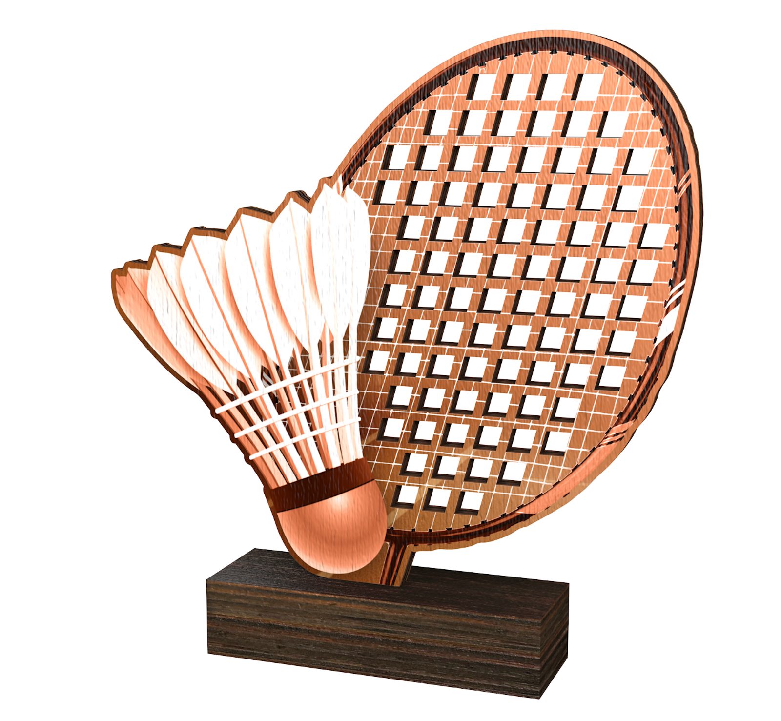 Sierra Classic Badminton Real Wood Trophy | Trophy Monster ⭐ USA