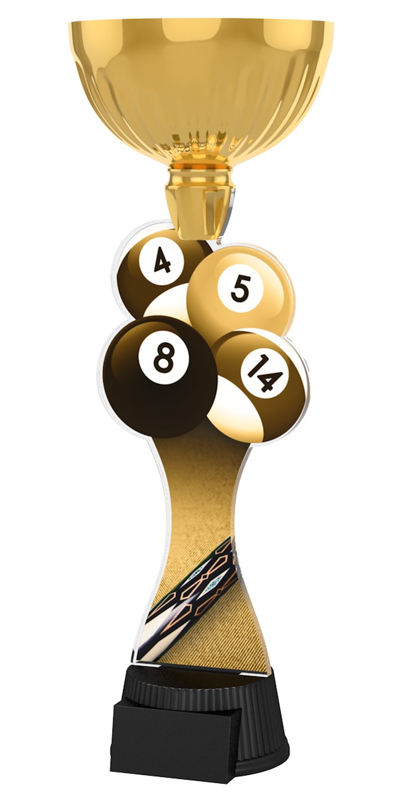 Vancouver Classic Pool Balls Gold Cup Trophy | Trophy Monster ⭐ USA