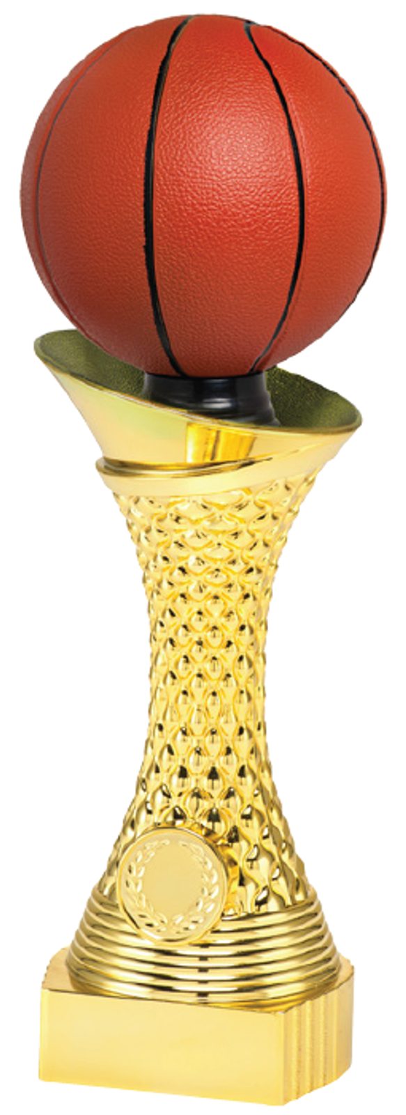 Gold Basketball Trophy with 3D Orange Ball | Trophy Monster ⭐ USA