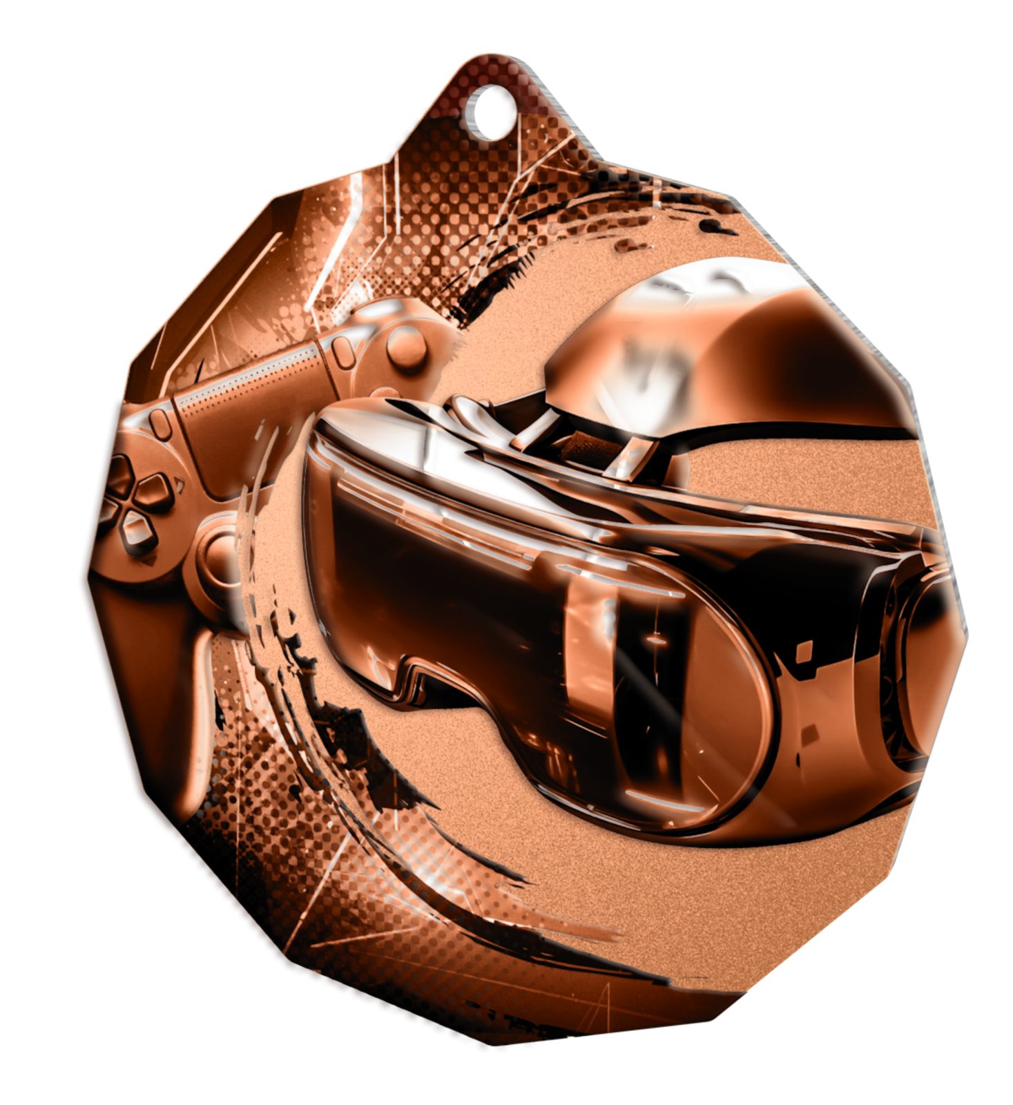 Polygon Classic Stainless Steel eSport Medal | Trophy Monster ⭐ USA