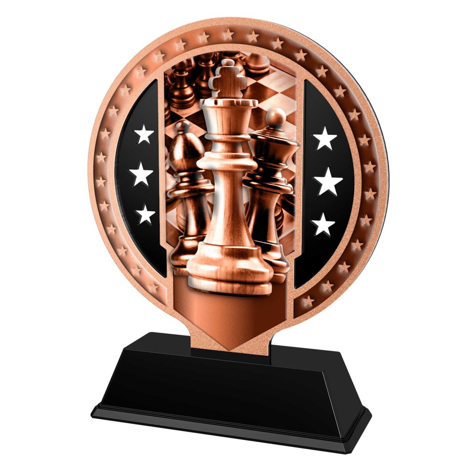Sentinel Classic Stainless Steel Chess Trophy | Trophy Monster ⭐ USA