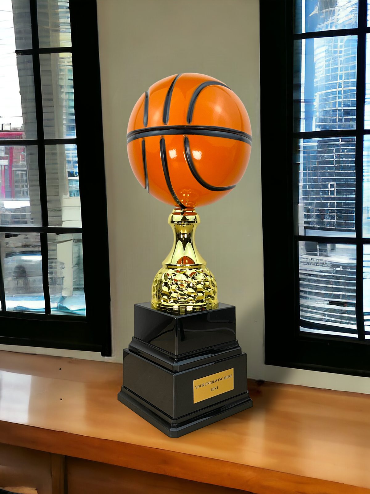 Sealy Tower Gold Basketball Trophy | Trophy Monster ⭐ USA
