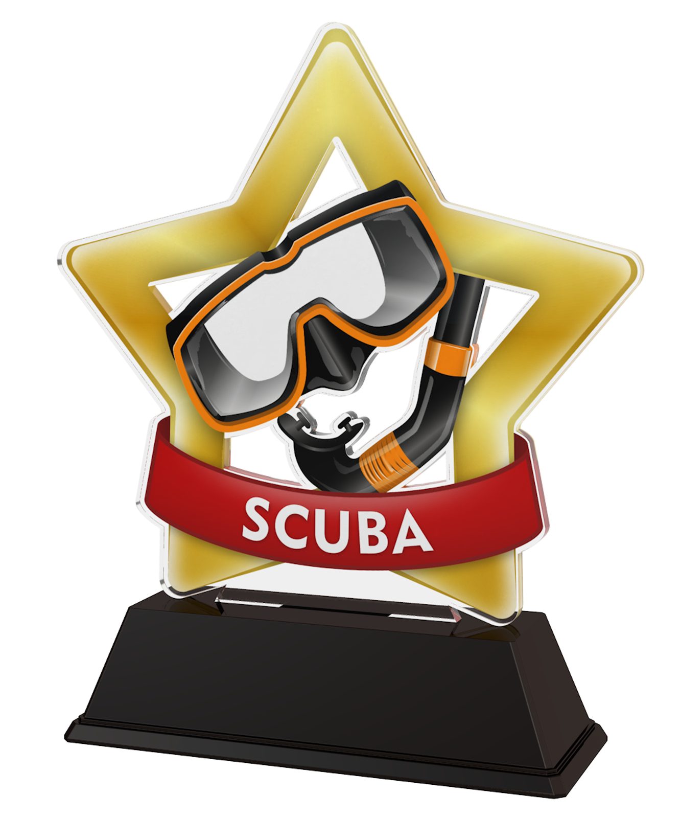 Mini Star Scuba Diving Trophy | Trophy Monster ⭐ USA