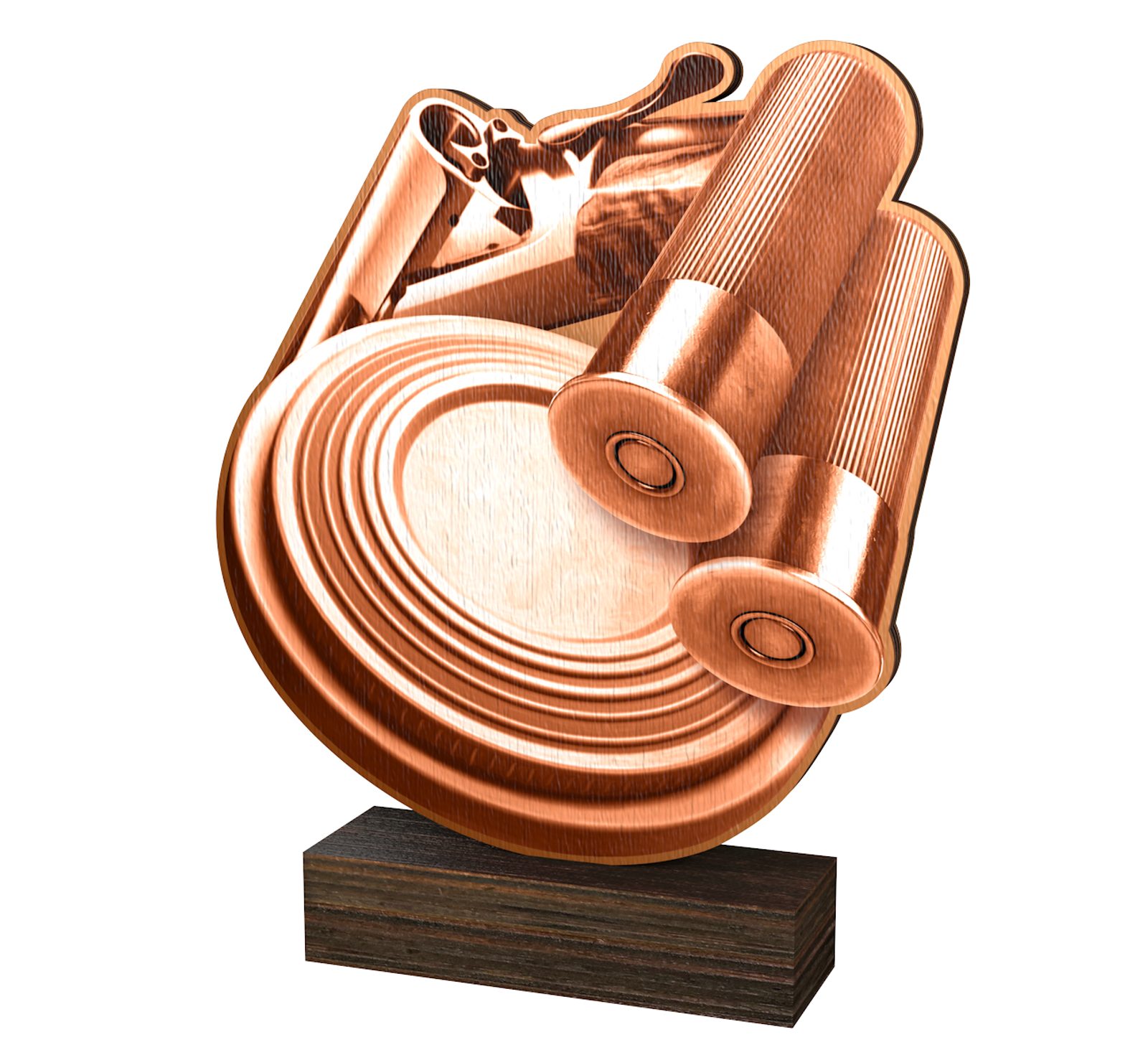 Sierra Classic Clay Pigeon Shooting Real Wood Trophy | Trophy Monster ⭐ USA