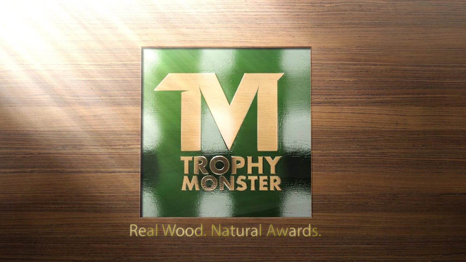 Custom Made Real Wood Rio Logo Medal | Trophy Monster ⭐ USA