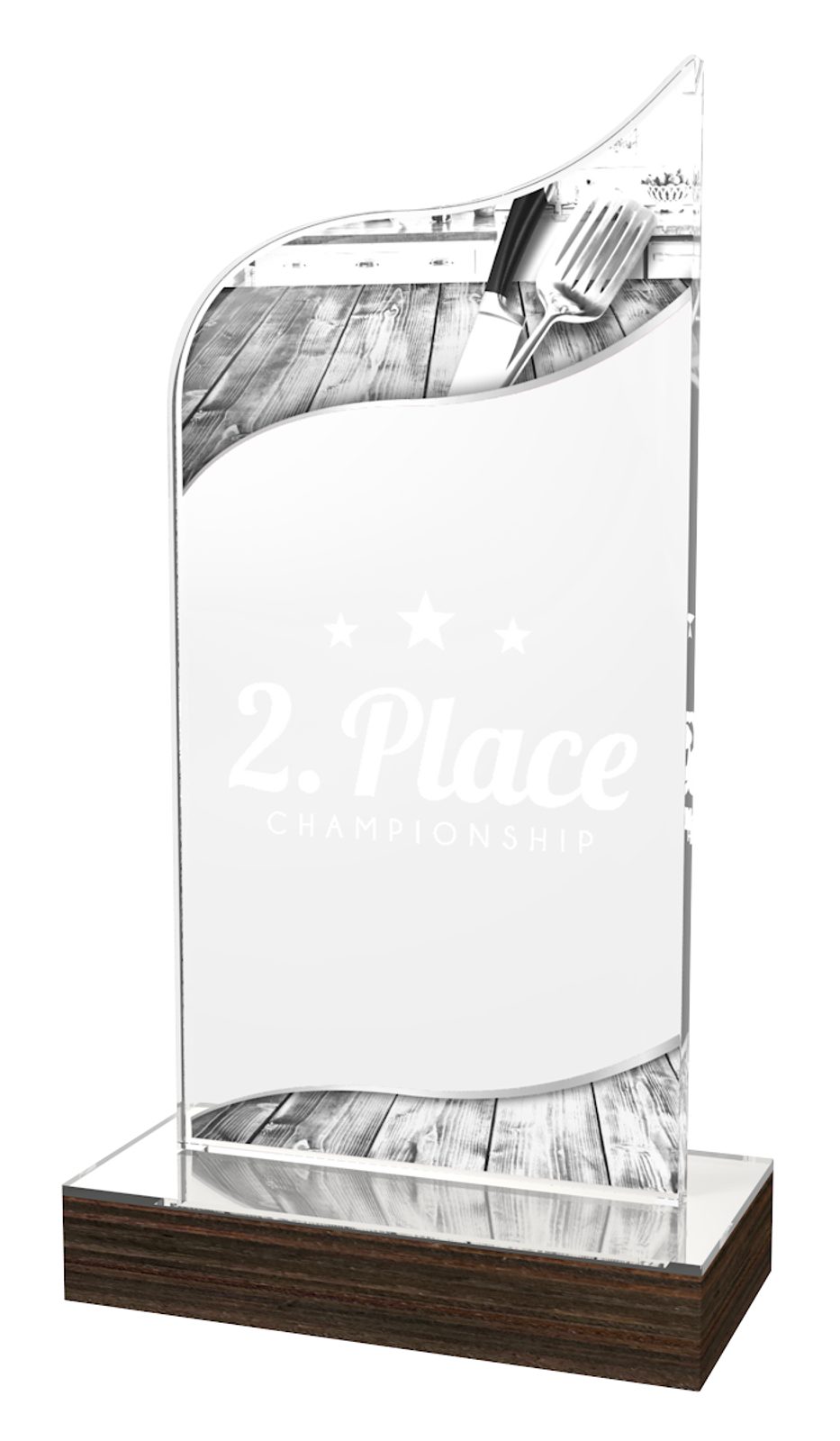 United Acrylic Wood Cooking Trophy | Trophy Monster ⭐ USA