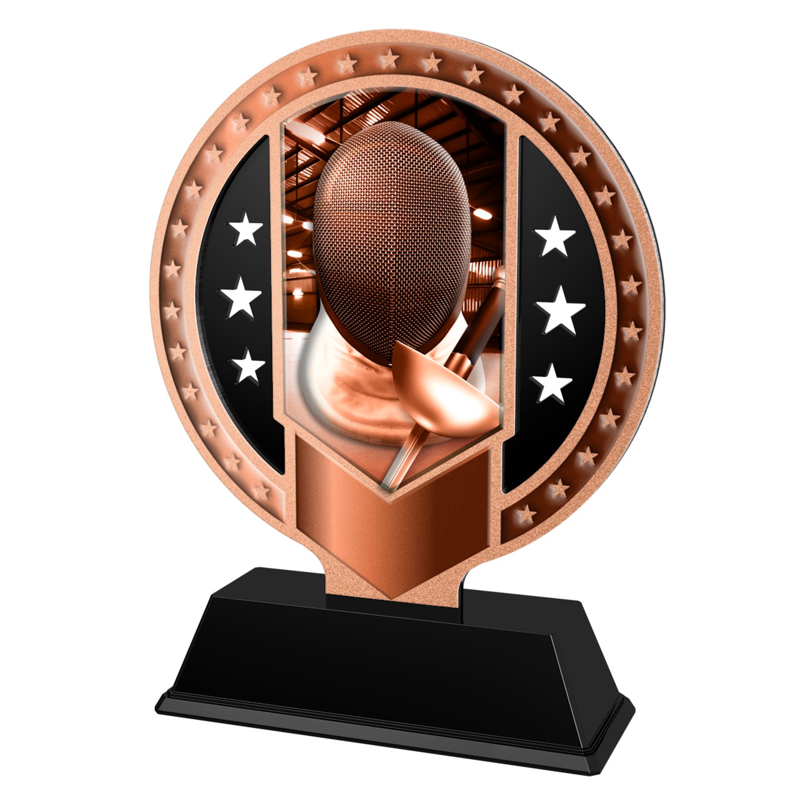 Sentinel Classic Stainless Steel Fencing Trophy | Trophy Monster ⭐ USA