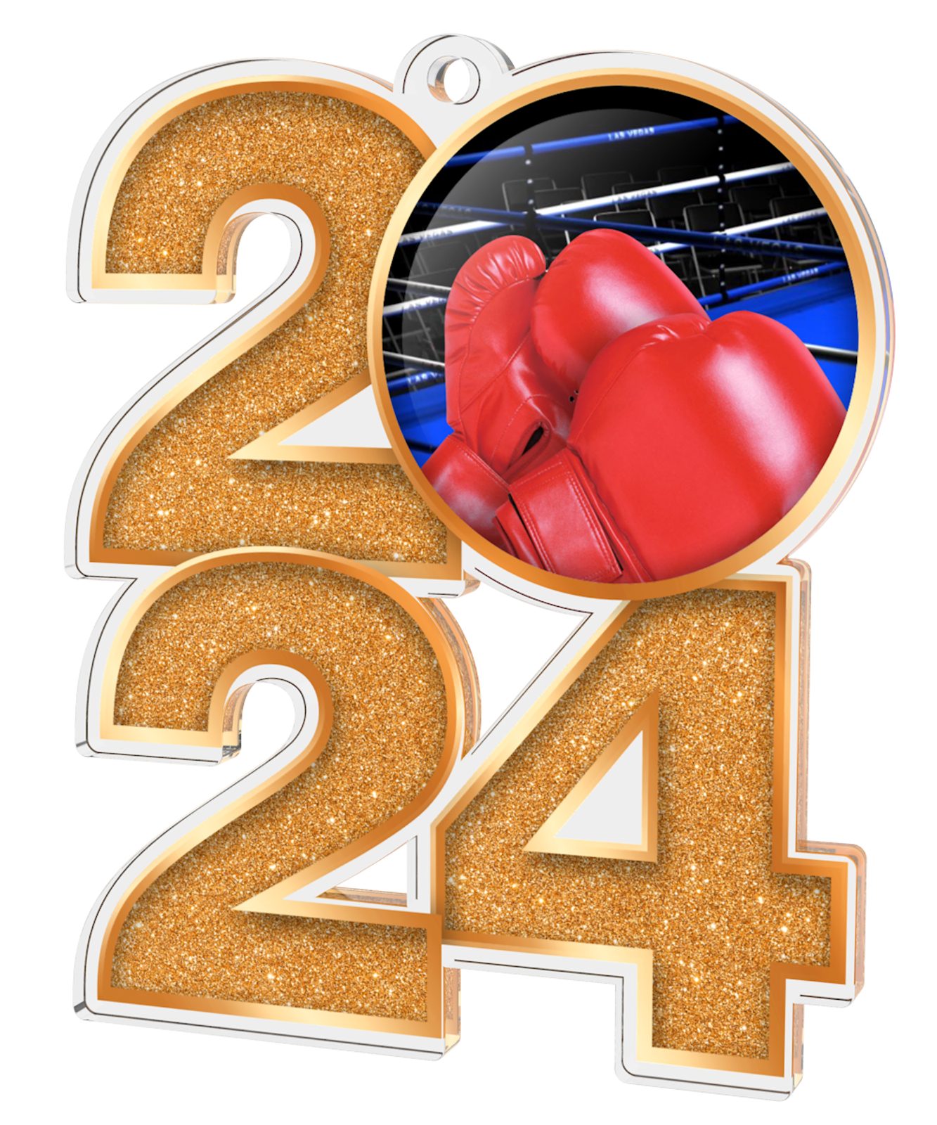 Boxing 2024 Acrylic Medal | Trophy Monster ⭐ USA
