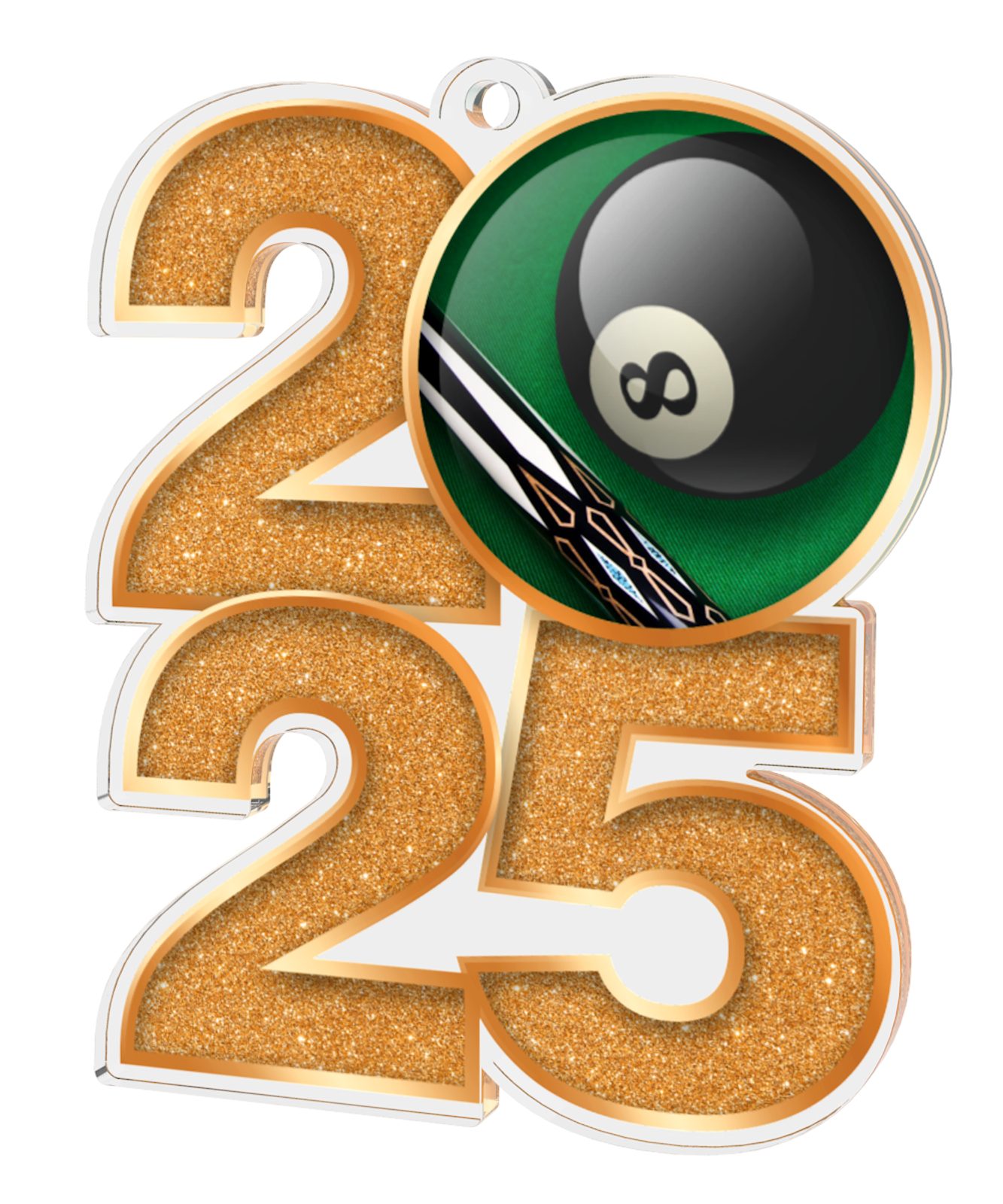 Snooker 2025 Acrylic Medal | Trophy Monster ⭐ USA