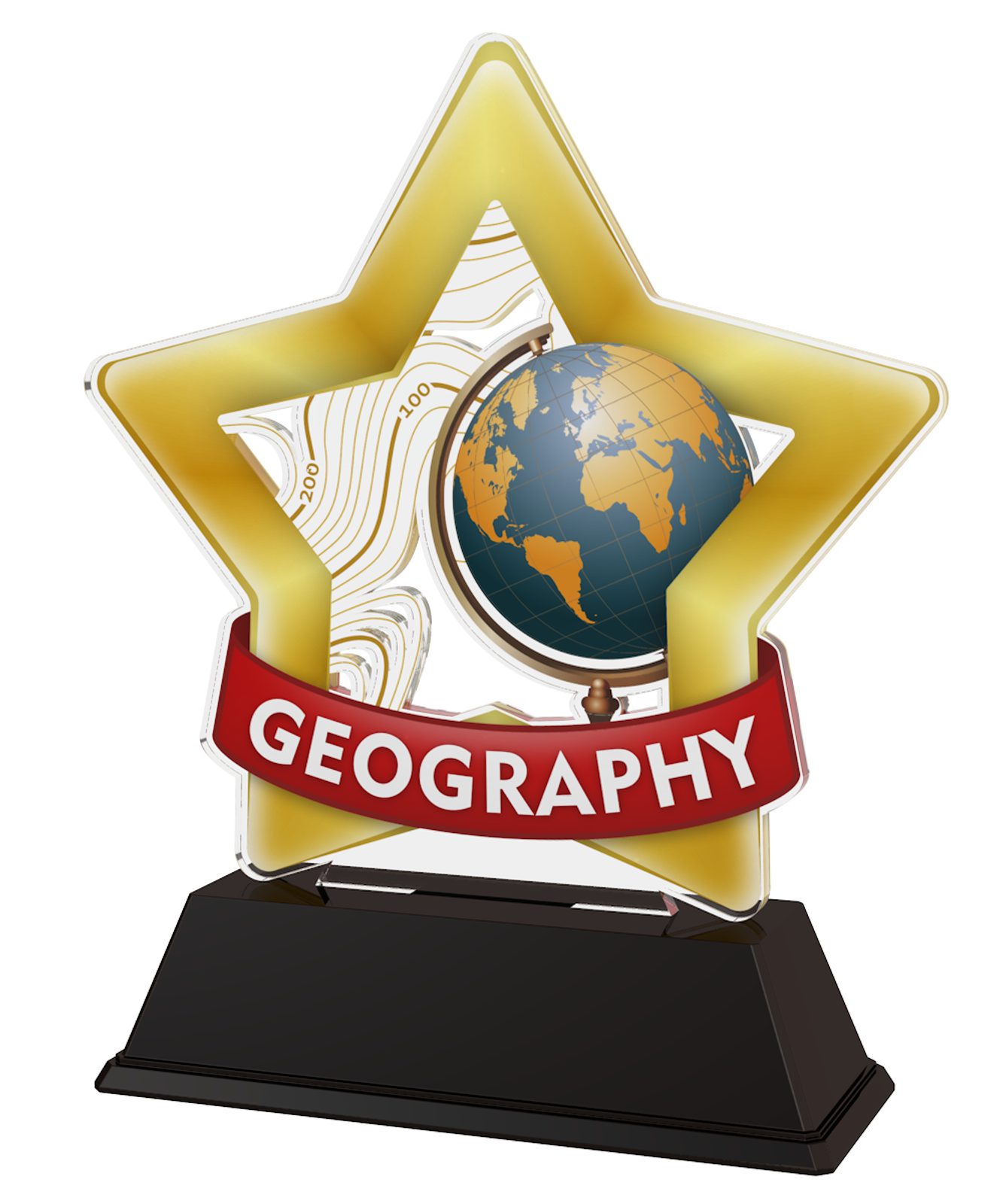 Mini Star Geography Trophy | Trophy Monster ⭐ USA